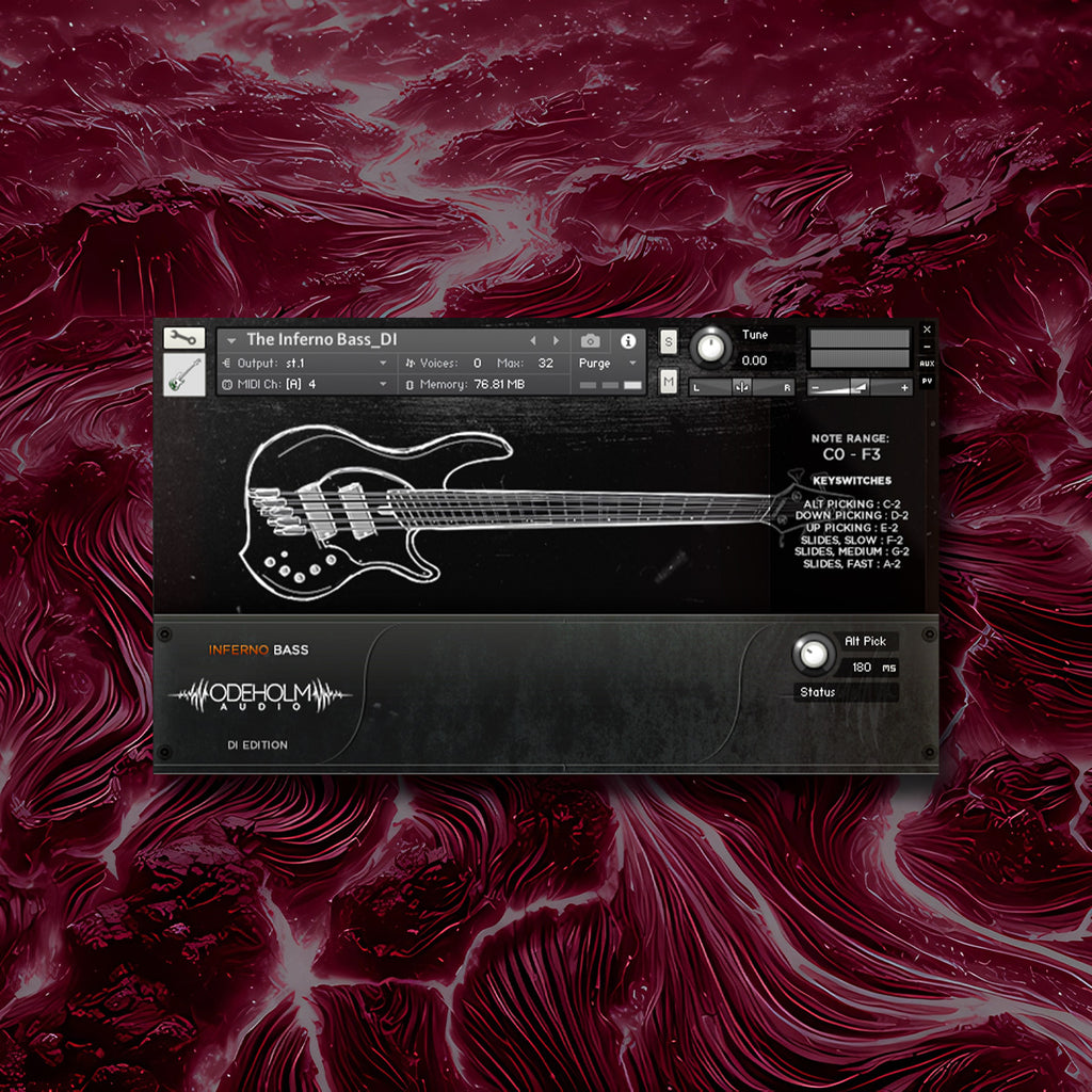 The Inferno Bass | Aggressive Virtual Bass for Modern Metal – Odeholm Audio